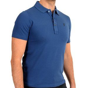 Scuderia Ferrari | Shirts | Scuderia Ferrari Mens Piquet Detail Blue ...